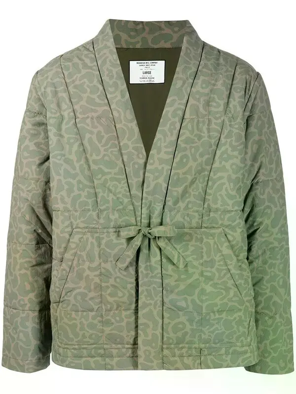 MAHARISHI Padded Tie-waist Jacket - Green