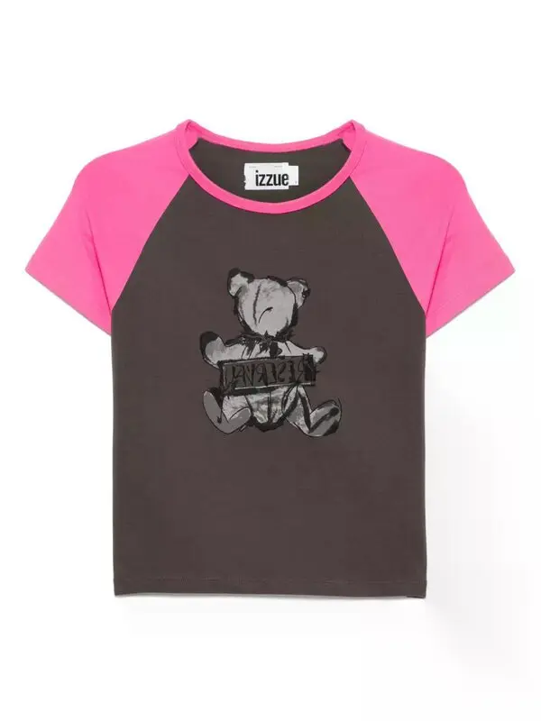 Izzue Graphic-print T-shirt - Brown