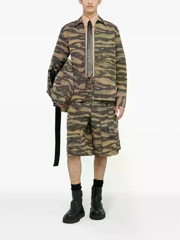 JIL SANDER Printed Zip-up Overshirt