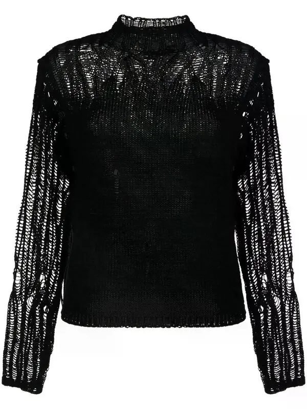 Chloé Mock-neck Gradient-effect Jumper