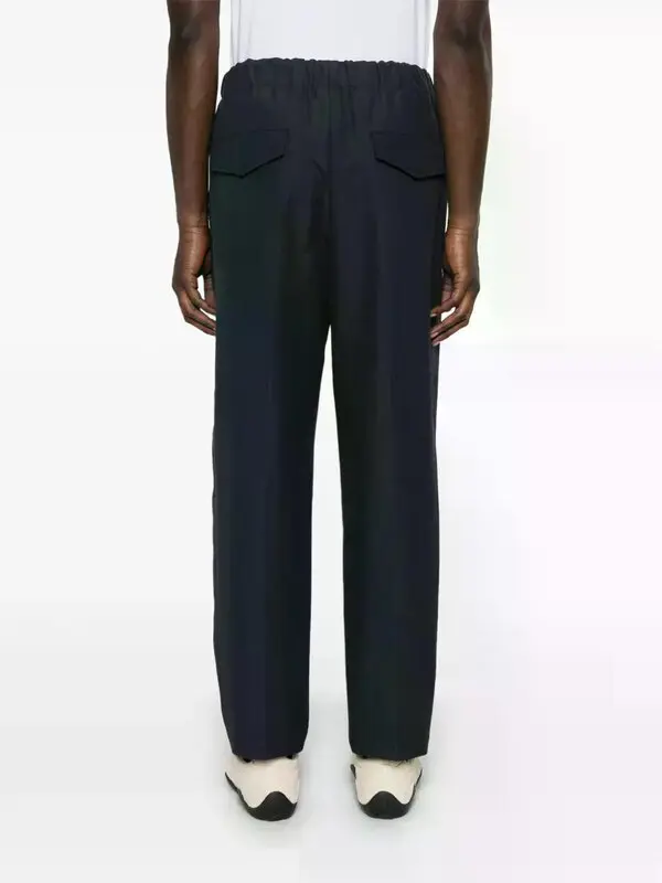 JIL SANDER Tapered-leg Trousers - Blue