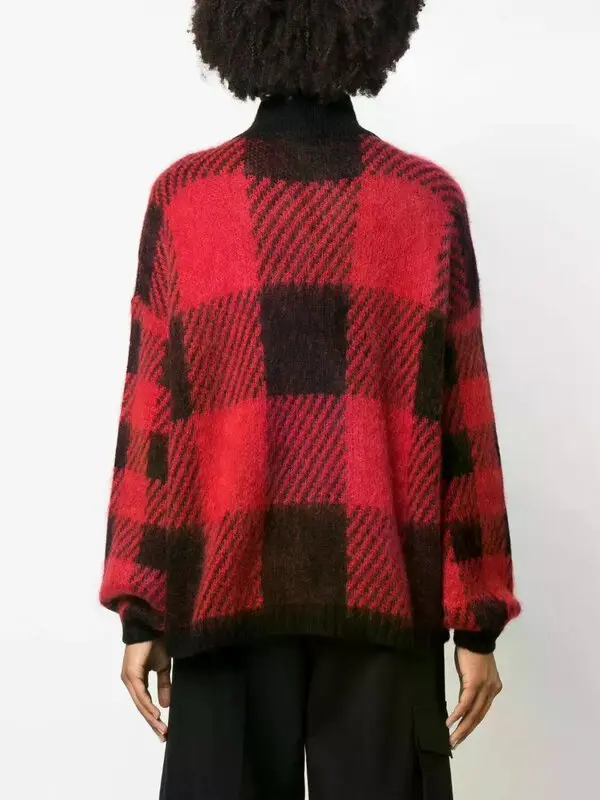 Woolrich Checked Intarsia Knitted Jumper