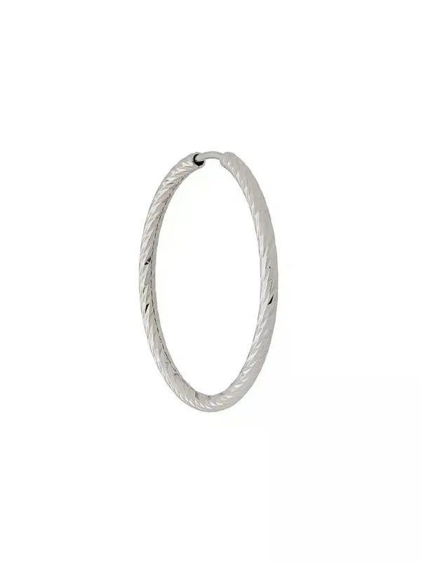 MARIA BLACK 14kt White Gold Alba Hoop Earring