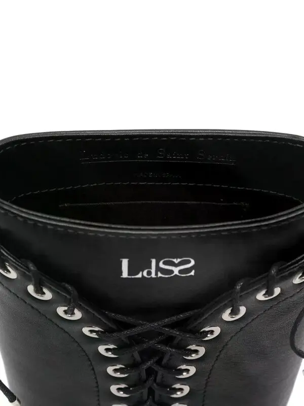 LUDOVIC DE SAINT SERNIN Lambskin Leather Crossbody Bag