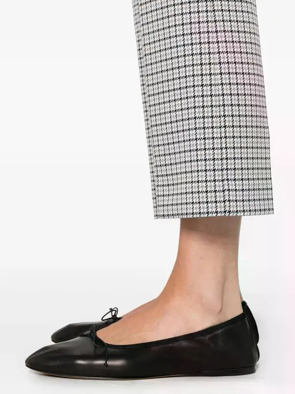 Theory Houndstooth Pattern Stretch Trousers