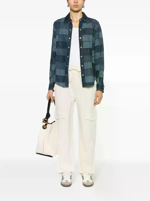 MARANT ETOILE Peorana Cotton Track Pants - Neutrals