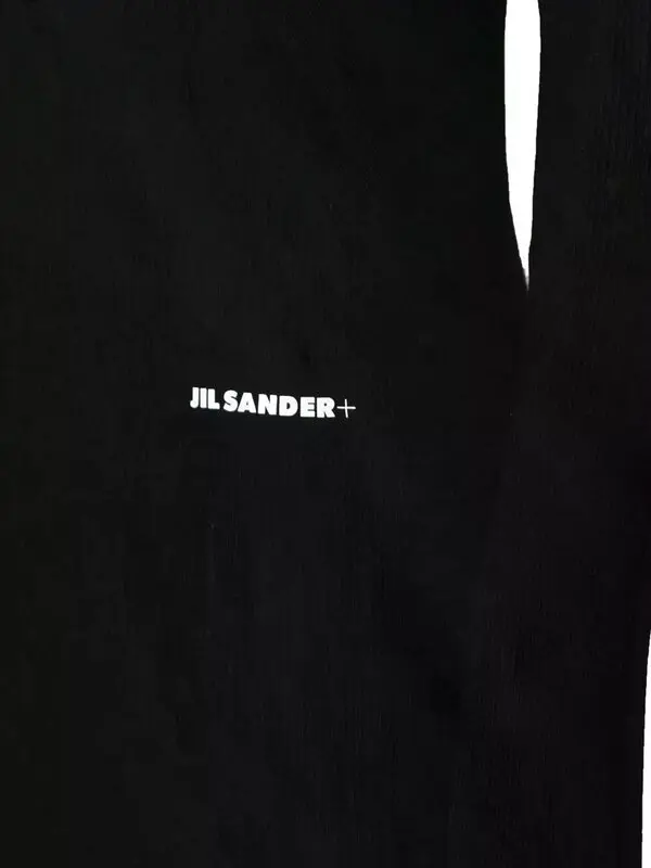JIL SANDER Ribbed-knit Dress - Black