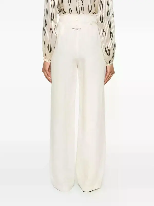 Patrizia Pepe Frayed Belted Trousers