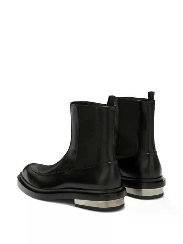 JIL SANDER Leather Chelsea Boots