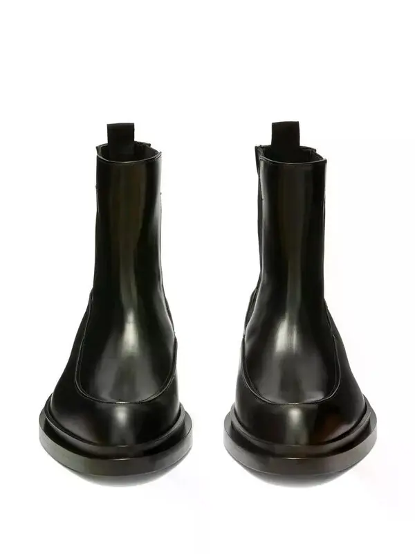 JIL SANDER Leather Chelsea Boots