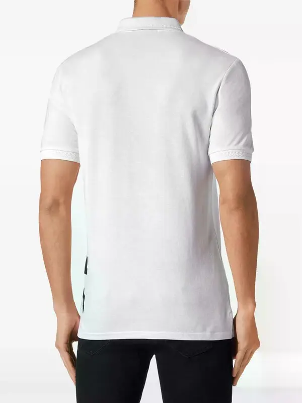 Philipp Plein Skull & Bones Cotton Polo Shirt