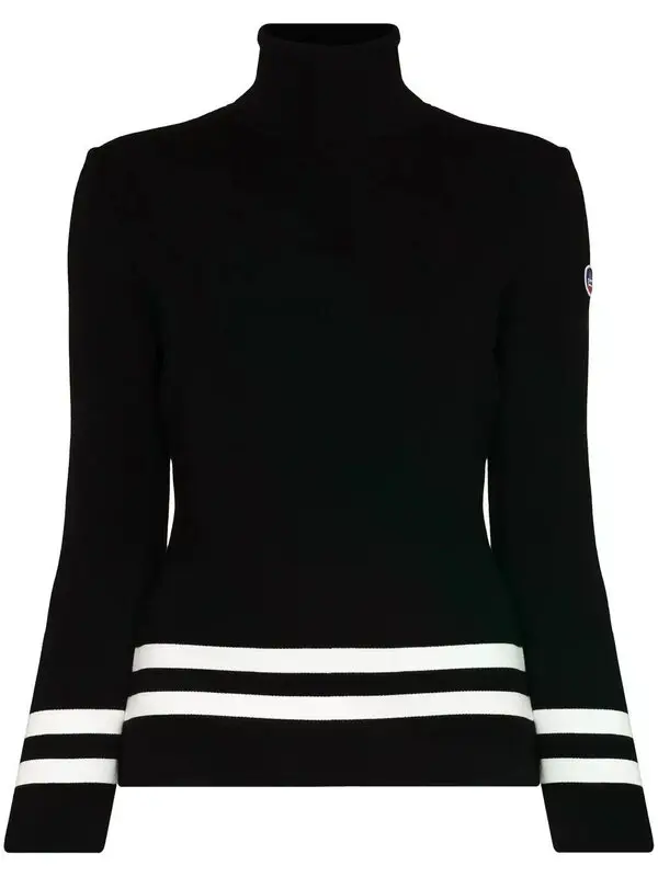 Fusalp Judith Ski Knit Turtleneck Jumper - Black