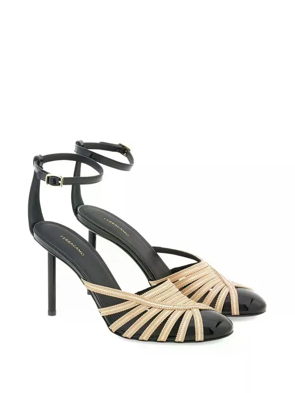 FERRAGAMO 95mm Strappy Pumps
