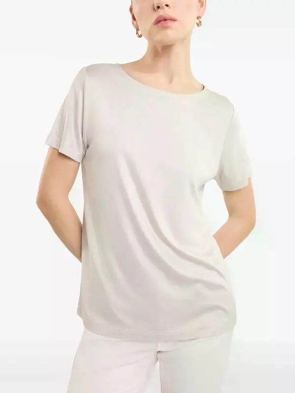 FAY Short-sleeved T-shirt With Embroidered Logo
