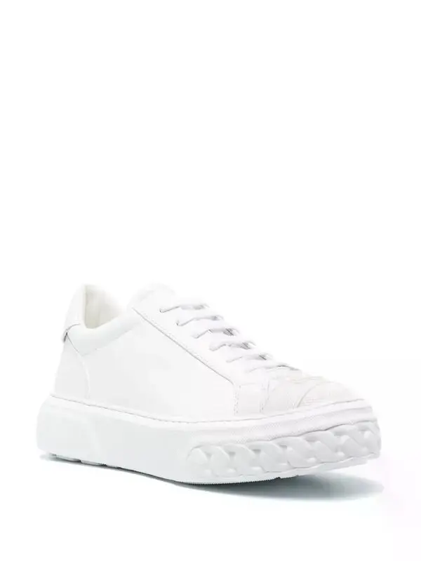 Casadei Logo-patch Low-top Sneakers - White