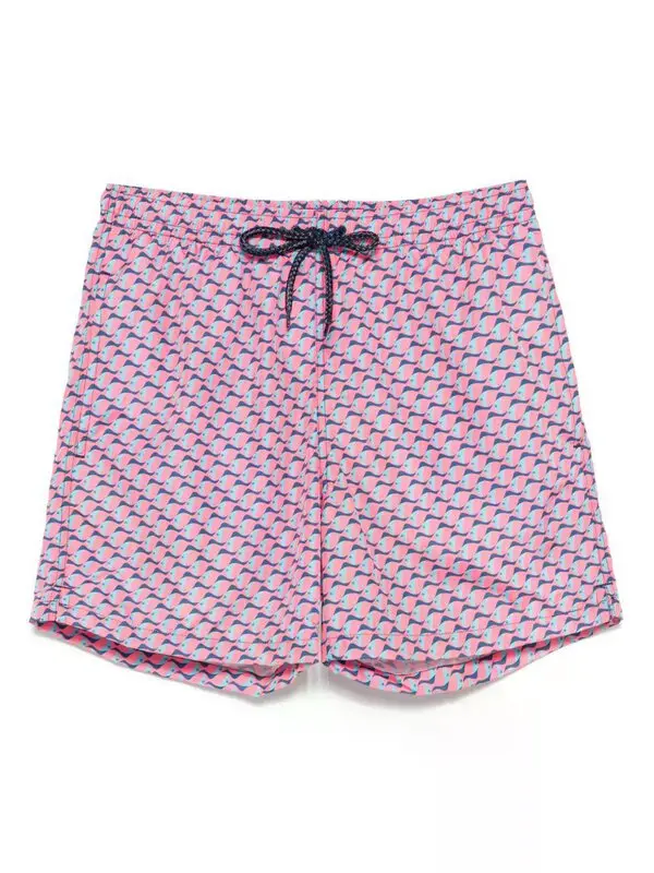 DRUMOHR Fish-print Swim Shorts