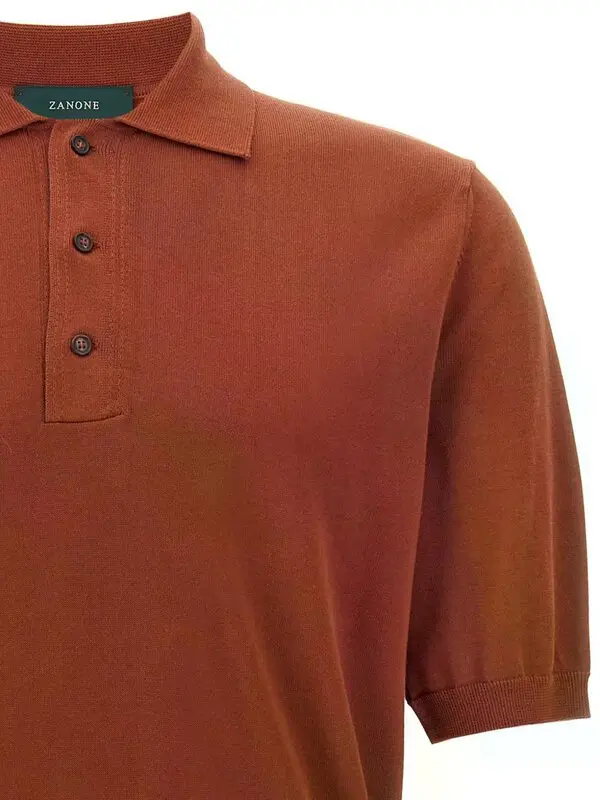 ZANONE Cotton Polo Shirt