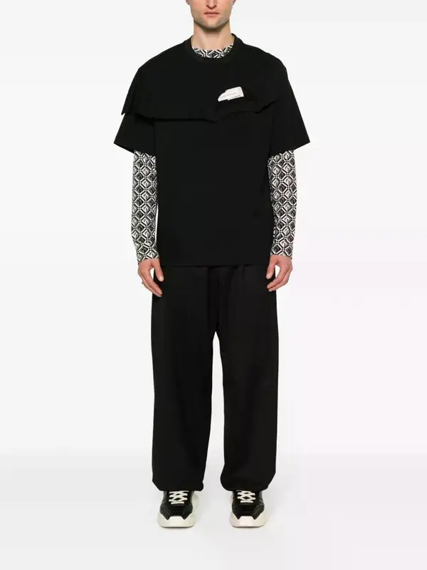Y3 Wide-leg Trousers With Drawstring Waist