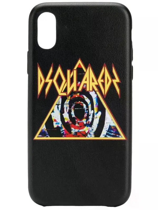 Dsquared2 Rock Logo Iphonex Case - Black