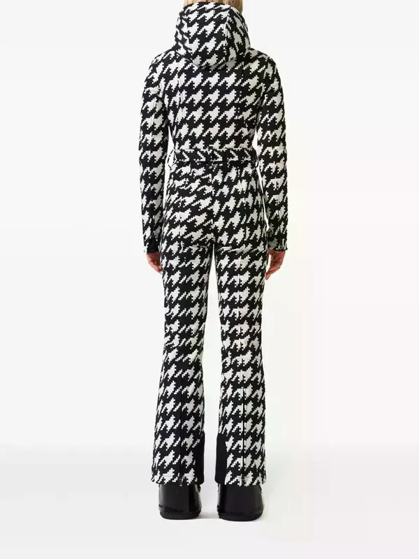 Perfect Moment Houndstooth-print Ski Suit