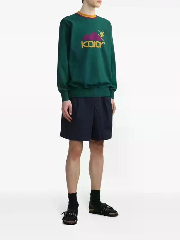 Kolor Pleated Tailored Shorts