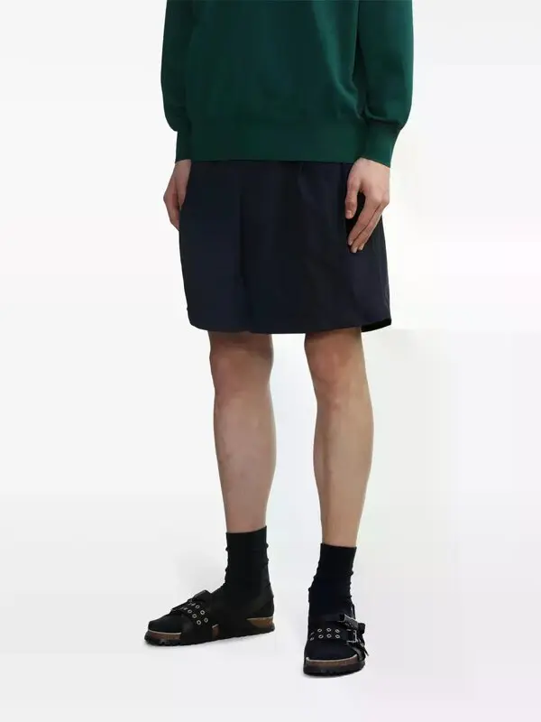 Kolor Pleated Tailored Shorts