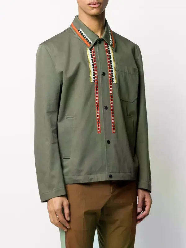 Valentino Garavani Embroidered Shirt Jacket