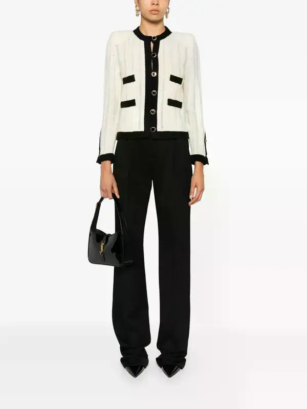 Saint Laurent High-waisted Straight-leg Trousers