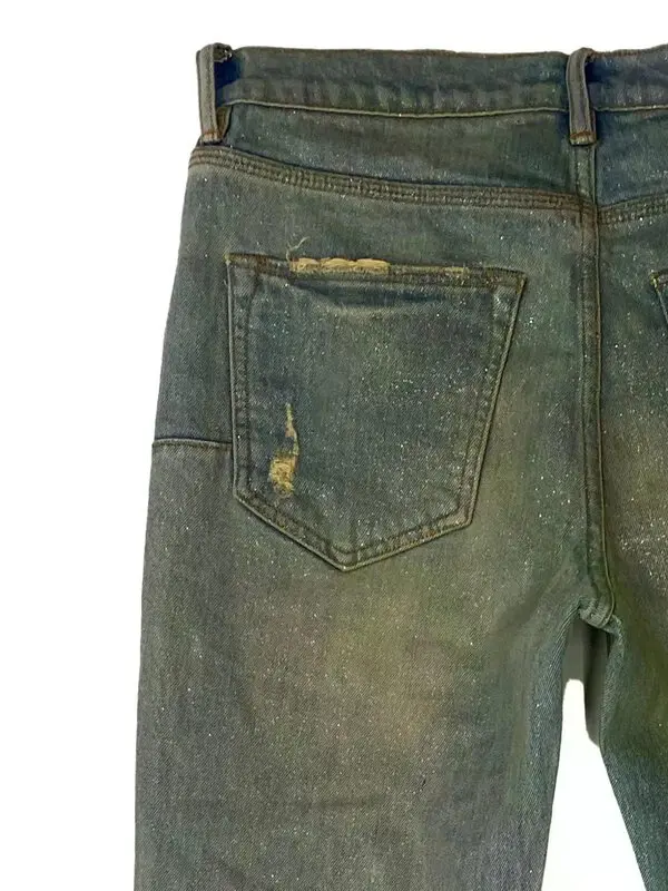 PURPLE BRAND Glitter Skinny Jeans - Blue
