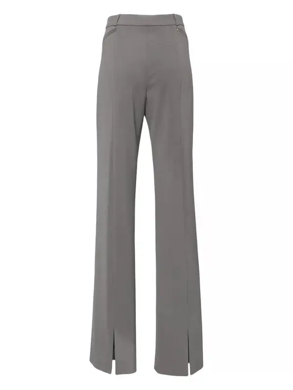 DEL CORE Zipper Cigarette Trousers - Grey