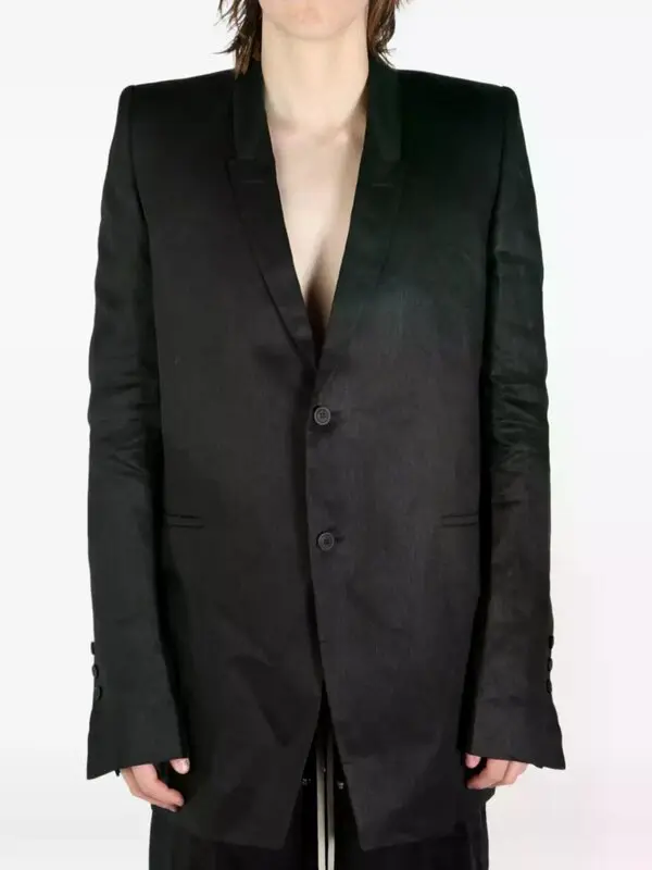 Rick Owens Satin-finish Blazer