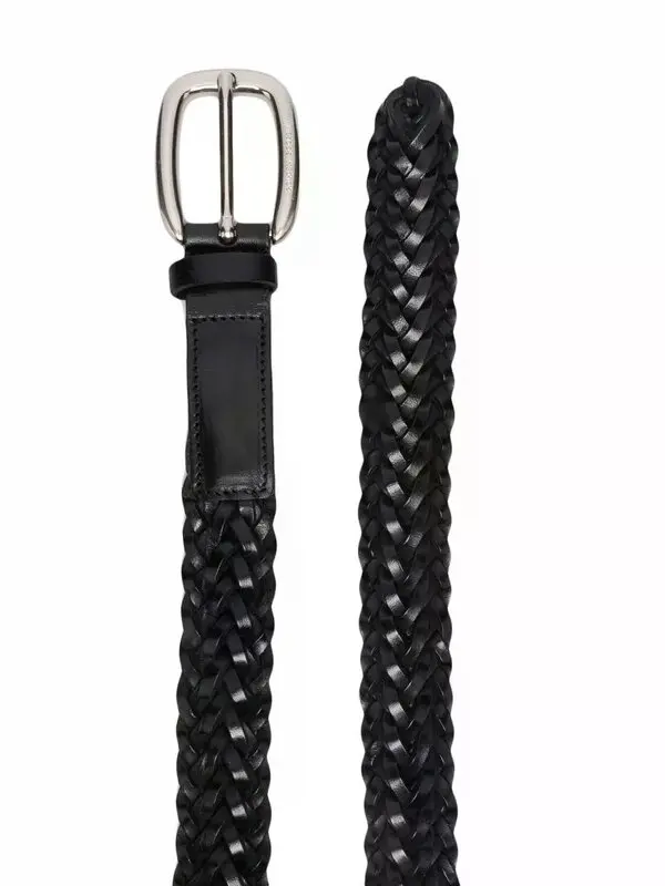 GOLDEN GOOSE Interwoven Leather Belt