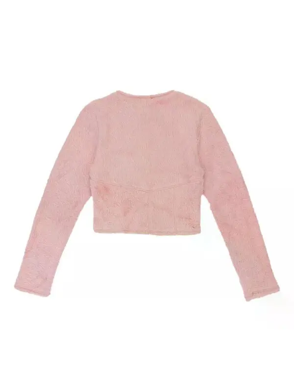 Callipygian Textuls Bustier T-shirt - Pink