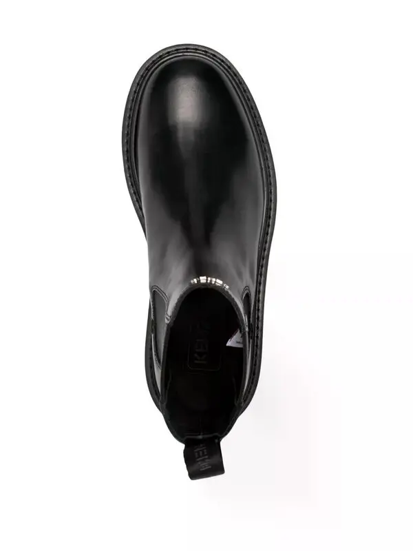 Kenzo Calf Leather Chelsea Boots