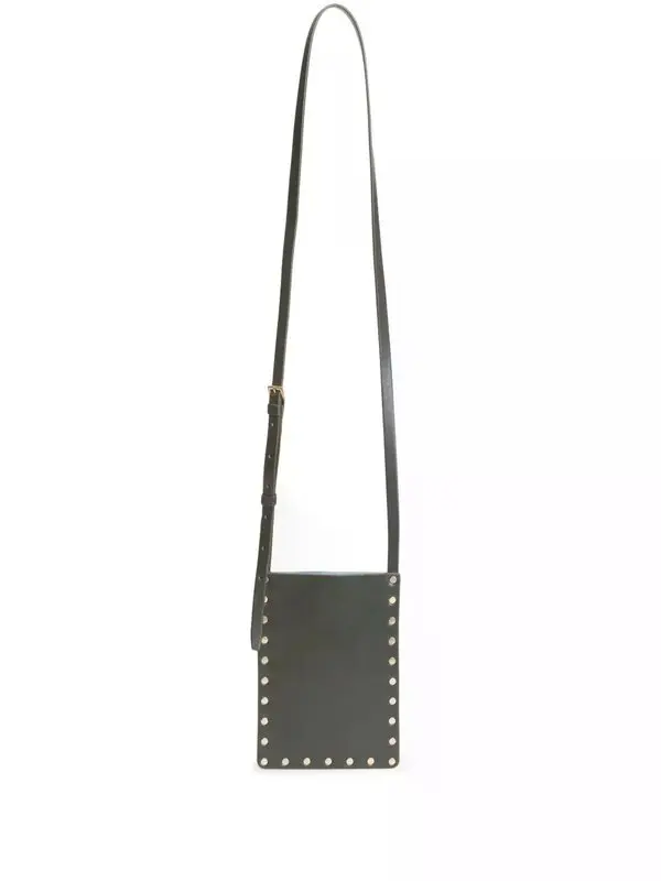Fabiana Filippi Stud-embellished Crossbody Bag - Green