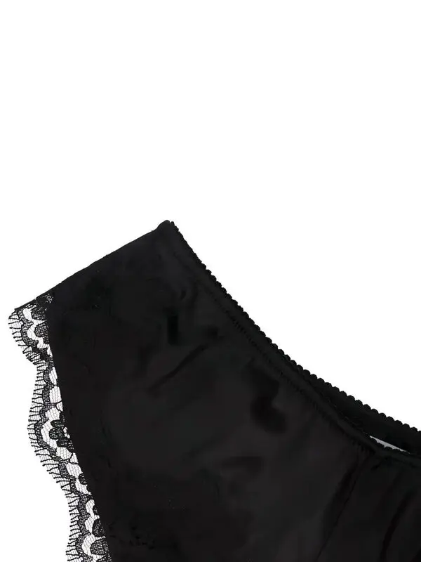 Dolce & Gabbana Lace-detail Satin Briefs