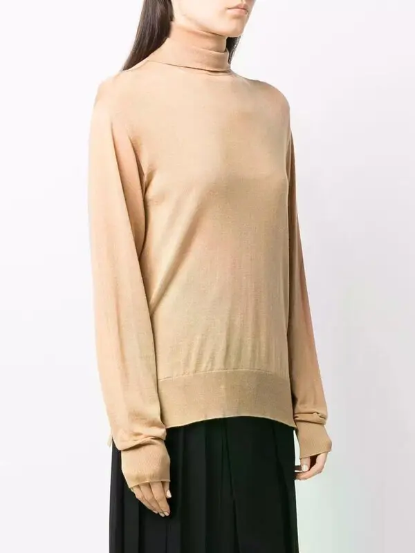 JIL SANDER Fine Knit Roll Neck Jumper
