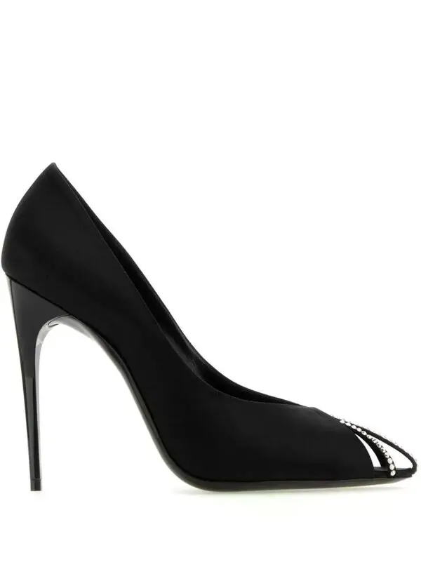 Saint Laurent Martinique 110mm Satin Pumps - Black