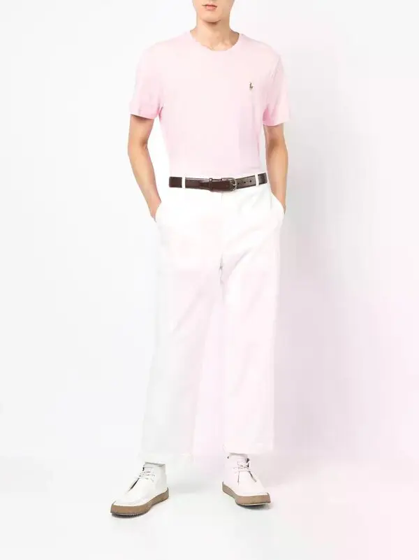 Polo Ralph Lauren Logo-print Short-sleeved T-shirt - Pink