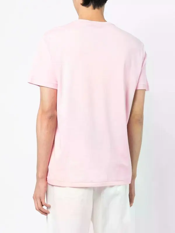 Polo Ralph Lauren Logo-print Short-sleeved T-shirt - Pink