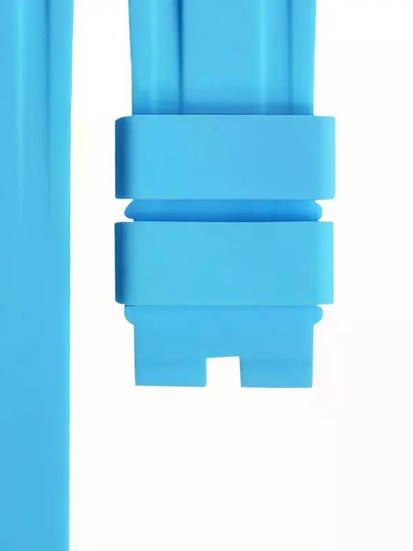 HORUS WATCH STRAPS 24mm Rubber Watch Strap - Blue