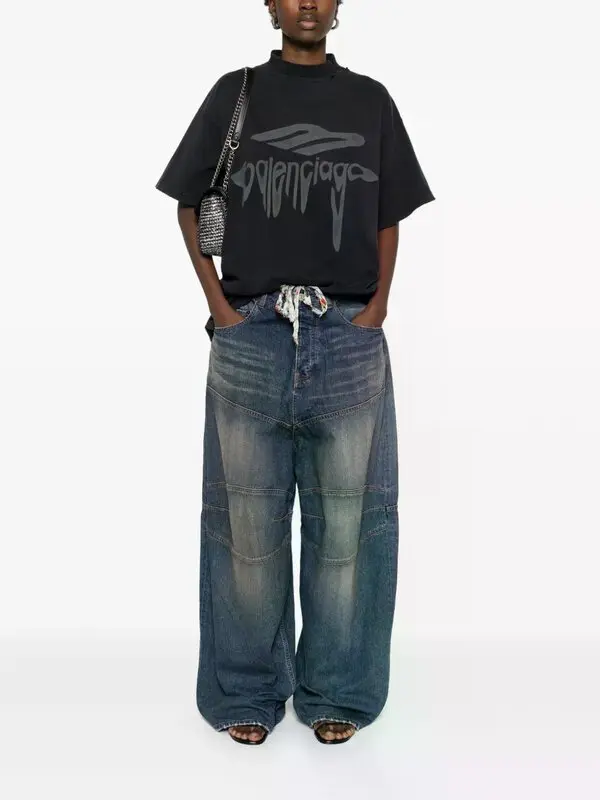 Balenciaga 3b Liquified Oversize T-shirt