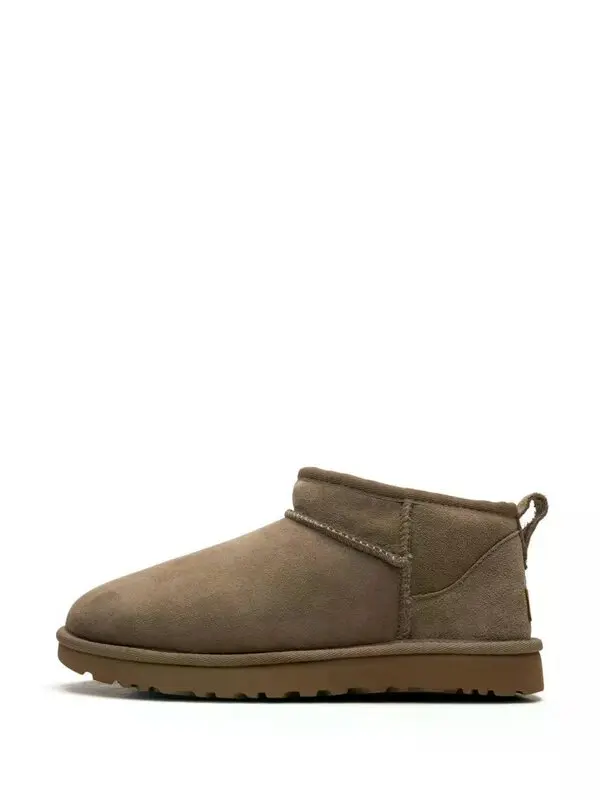 UGG Classic Ultra Mini Suede Boots - Brown