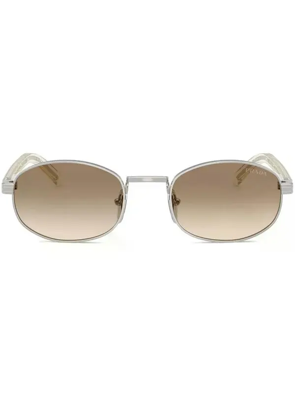 Prada Round Frame Sunglasses - Silver