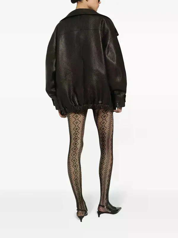 Dolce & Gabbana Leather Biker Jacket