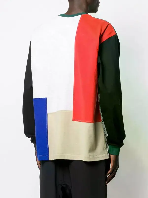 Amen Patchwork Long Sleeve Pullover