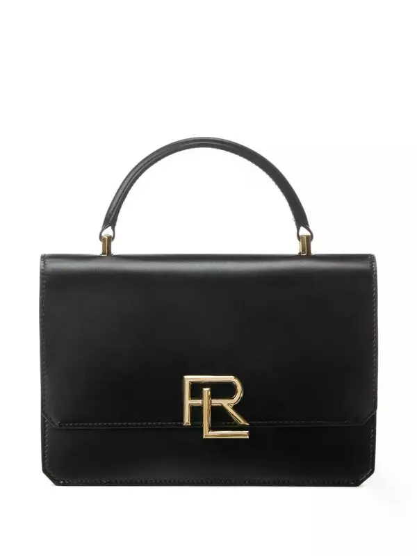 Ralph Lauren Rl 888 Leather Top-handle Bag - Black