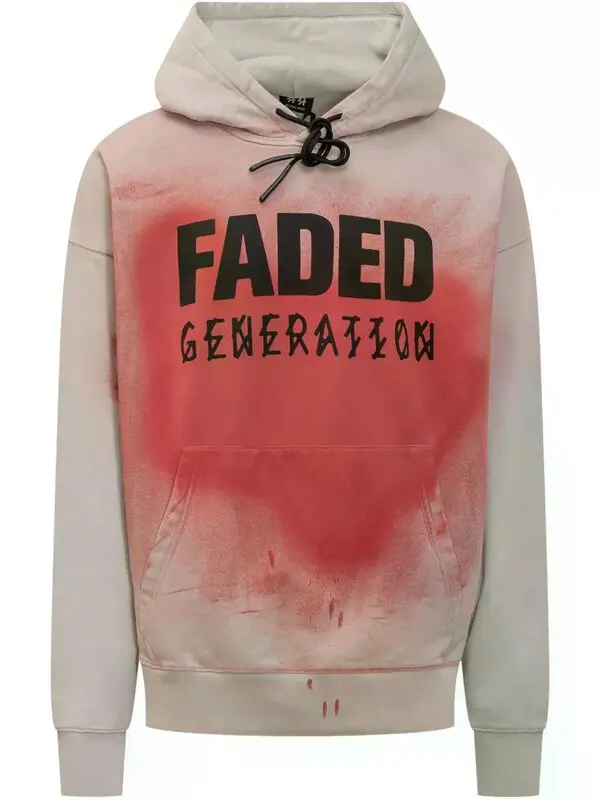 44 LABEL GROUP Faded Generation Hoodie - Neutrals
