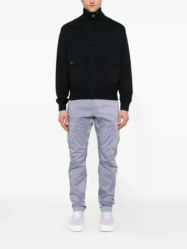 C.P. COMPANY Logo-embroidered Sweatshirt - Blue