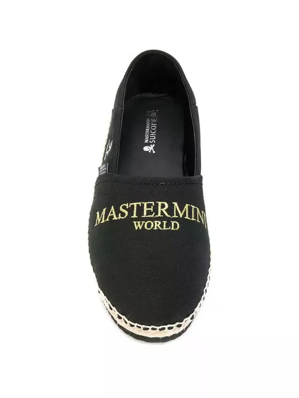 MASTERMIND WORLD Logo Embroidered Espadrilles